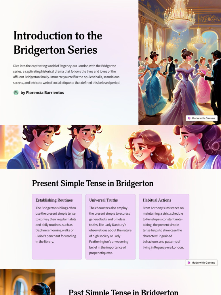 Introduction To The Bridgerton Series | PDF