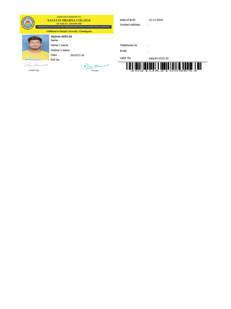 Icard Kunal 2025-26 | PDF