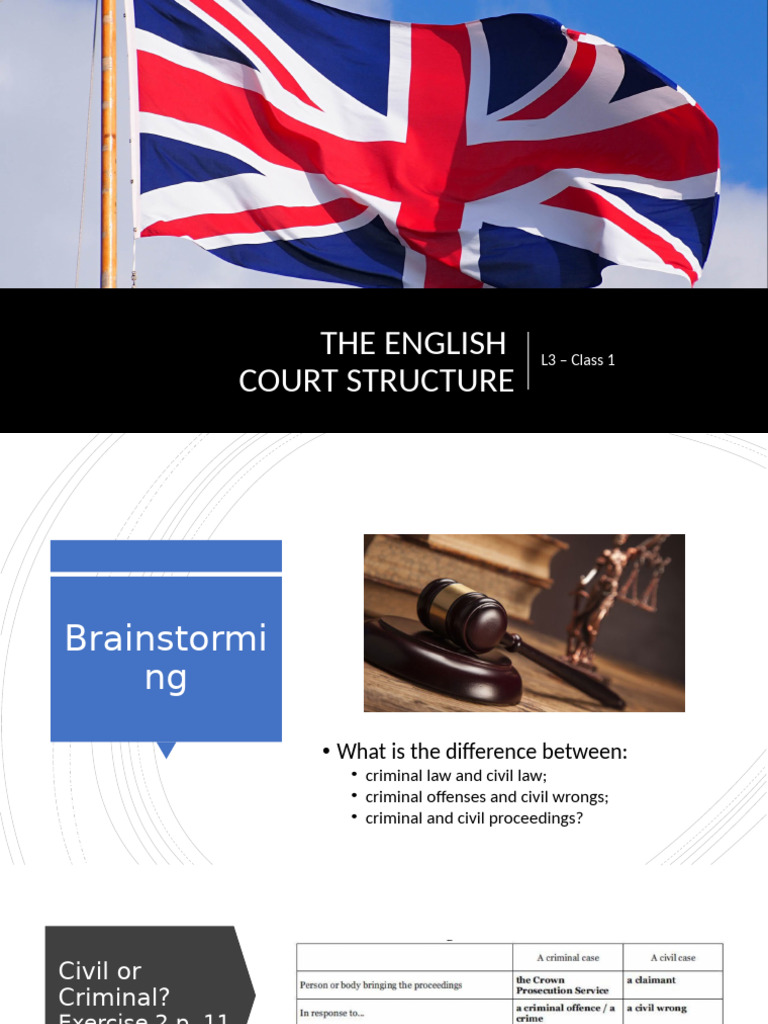 1b. The English Court Structure | PDF | Appeal | Tribunal