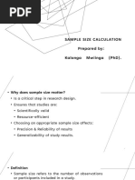 Lesson 4 | PDF | Sample Size Determination | Sampling (Statistics)