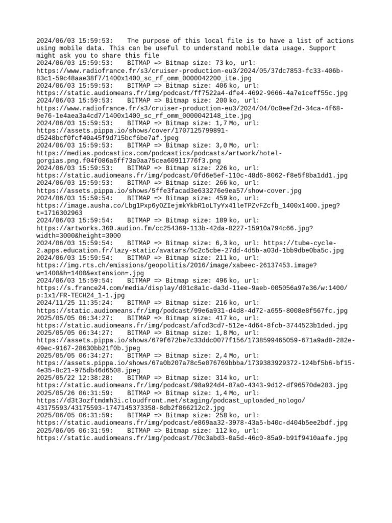 Mobile Data Tracking Log | PDF | Digital Signal Processing | Computer ...