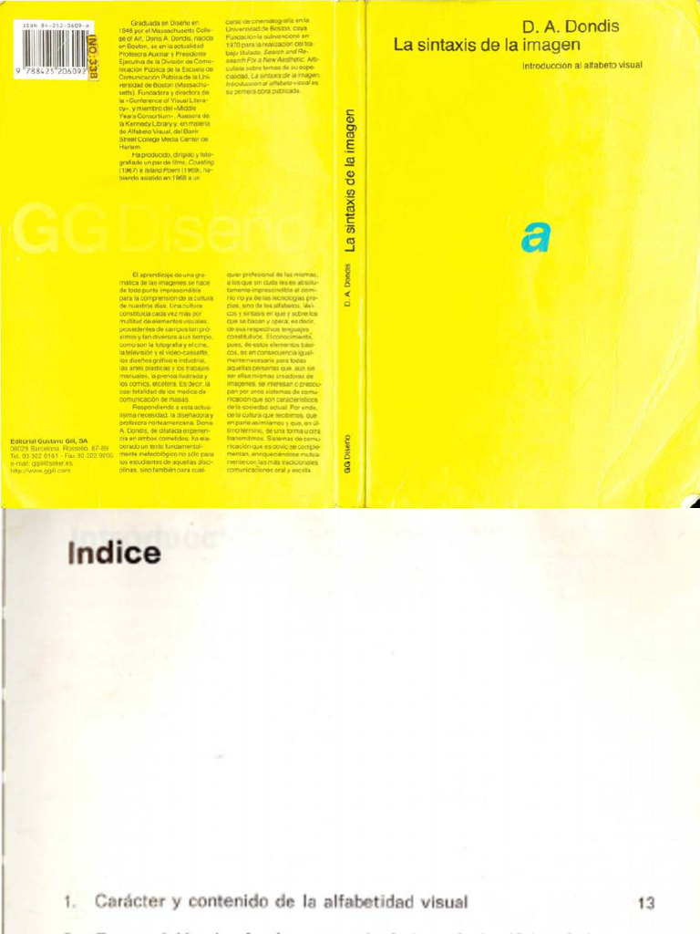 La Sintaxis de La Imagen A. Dondis | PDF