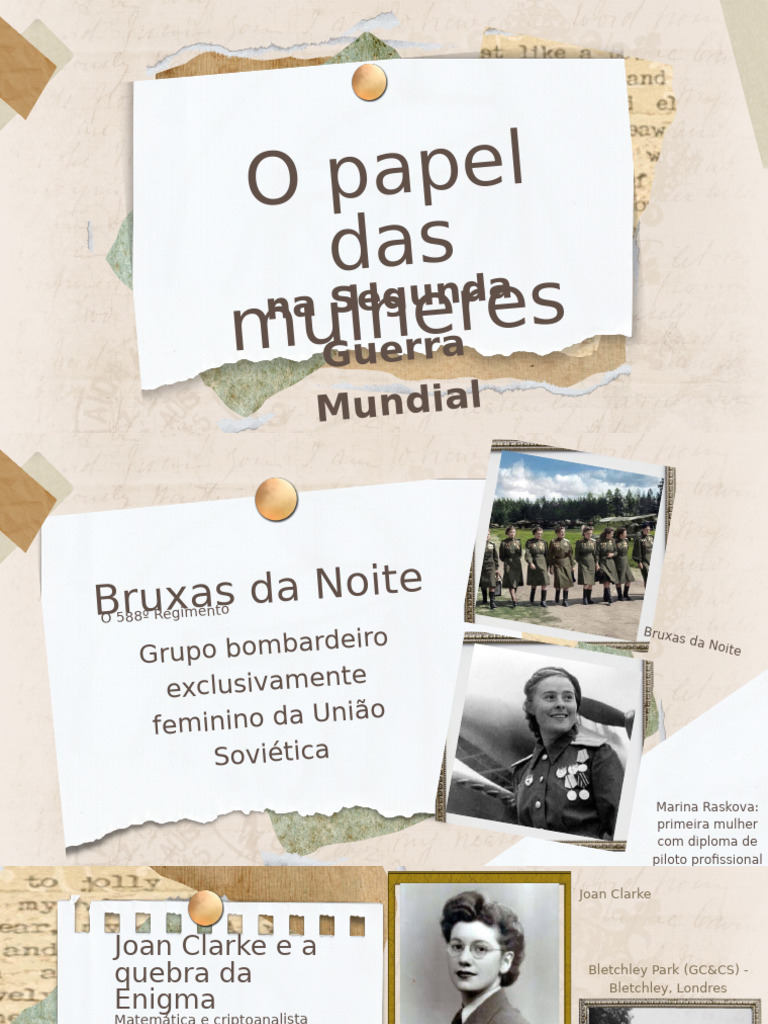 Mulheres na Segunda Guerra Mundial | PDF | Segunda Guerra Mundial
