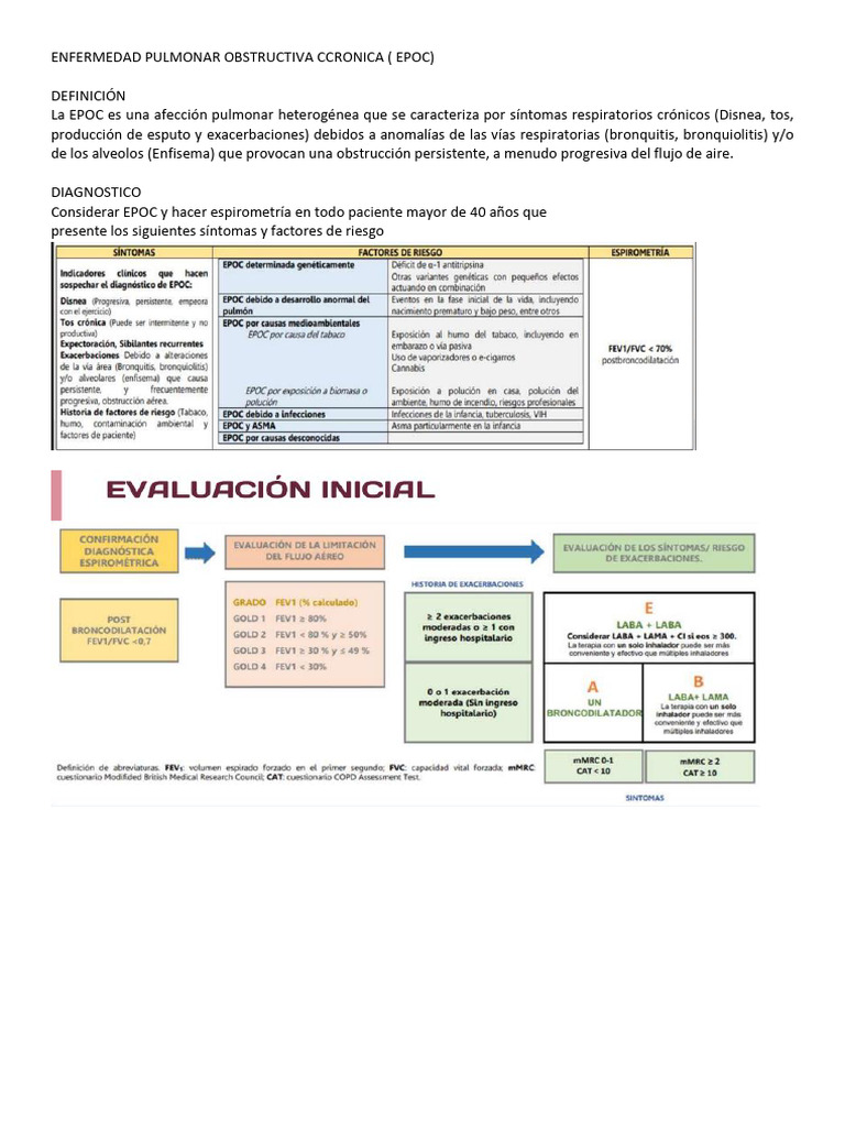 Epoc y Asma | PDF | Enfermedad pulmonar obstructiva crónica ...