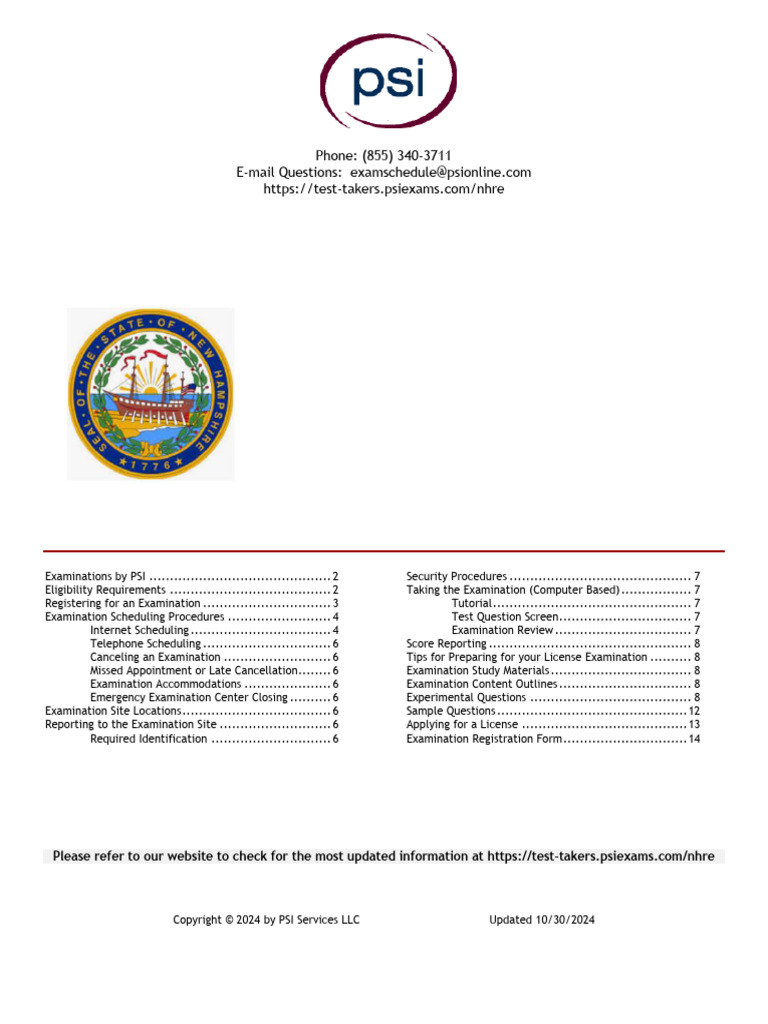 Examination Candidate Handbook | PDF | Identity Document | Real Estate ...
