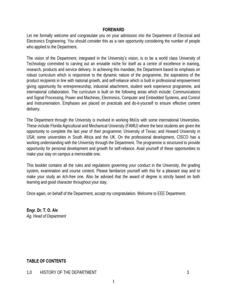 EEE Handbook - New Curriculum 2016-17 To 2020-21 Updated 01-11-21 | PDF | Academic Term ...