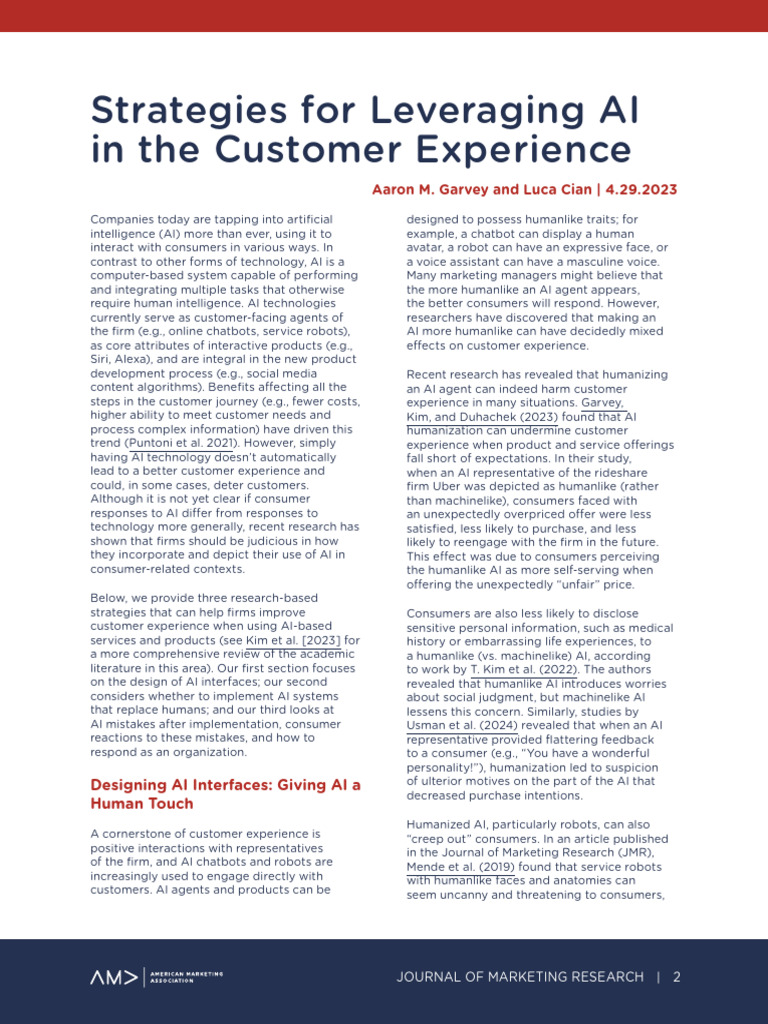 Garvey Cian Impact at JMR 2 | PDF | Artificial Intelligence | Intelligence (AI) & Semantics