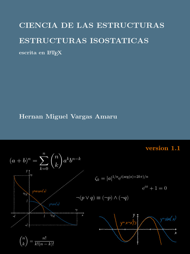 Guia de Ejercicios Estructuras Isostaticas | PDF | Braguero | Análisis estructural