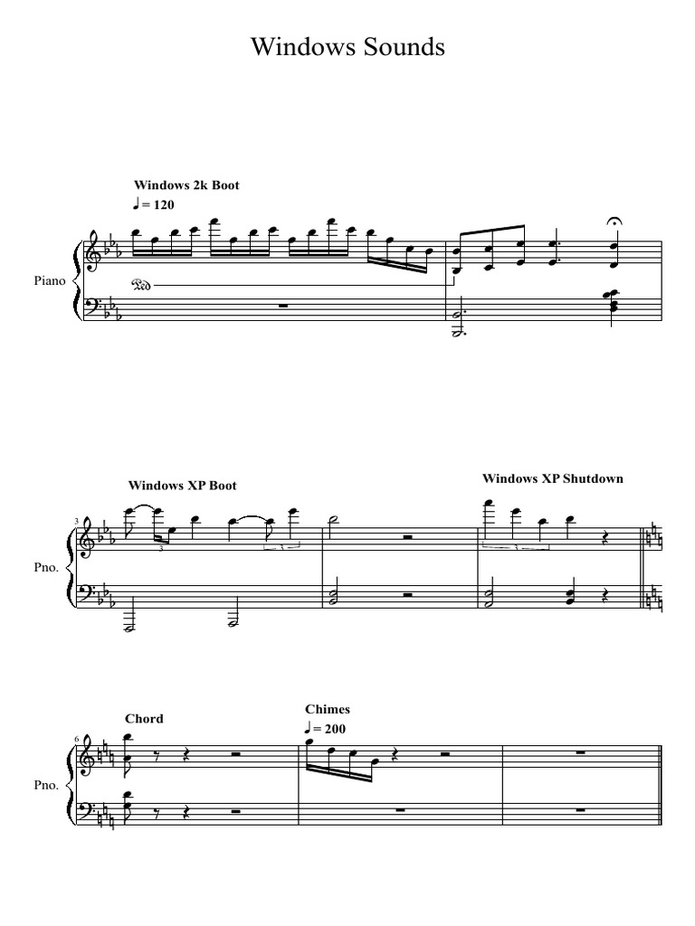 Windows Sounds | PDF