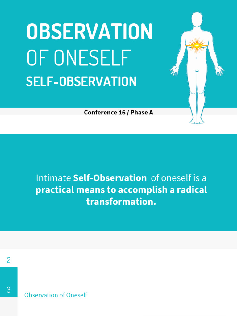 Self Observation | PDF | Self Awareness | Emotions
