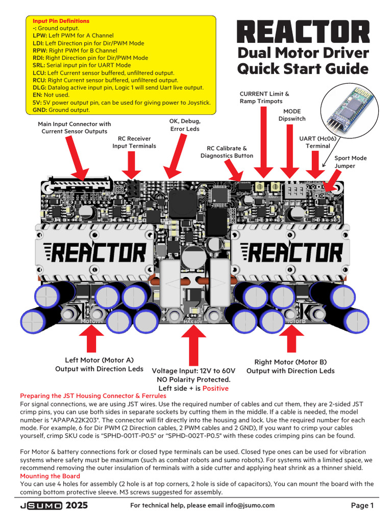 Reactor Driver Manual | PDF | Electrical Engineering | Computer Engineering