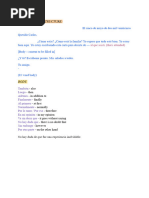 Complementos en Inglés y Español | PDF
