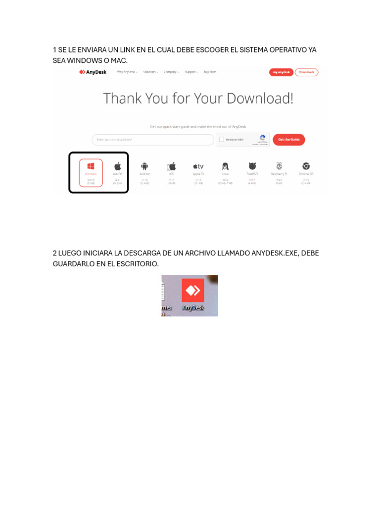 Tutorial Anydesk | PDF