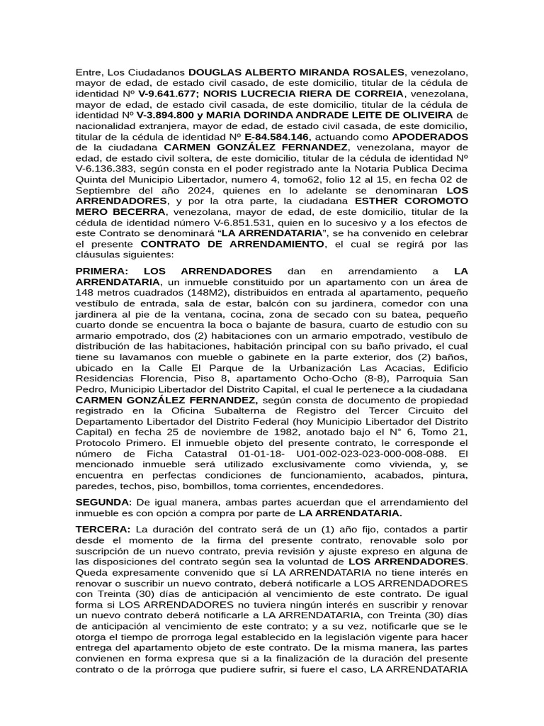 Documento Dra Esther Mero | PDF | Condominio