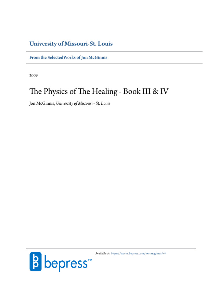 The Physics of The Healing Book III and | PDF