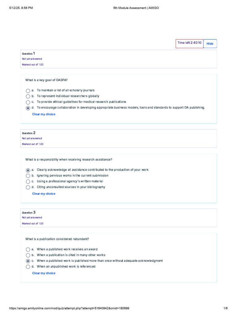 5th Module Assessment - Professional Ethics | PDF | Citation | Science