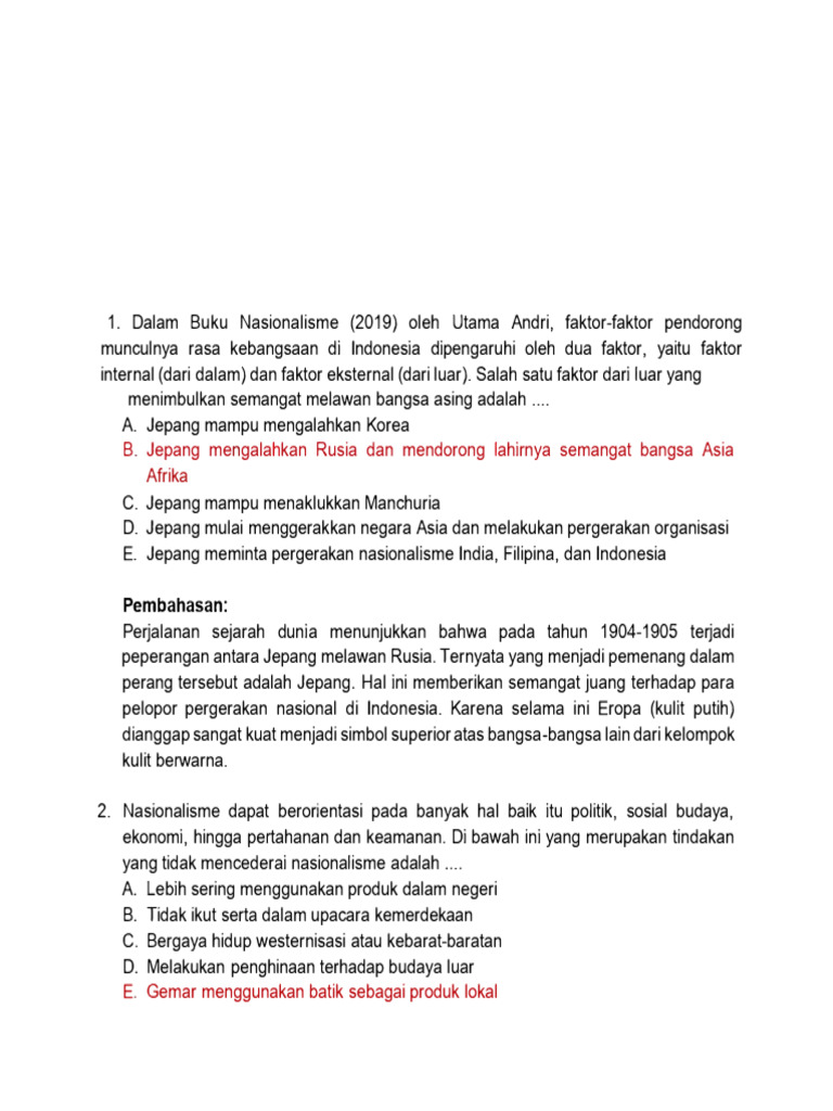 Try Out SKD - B1 | PDF