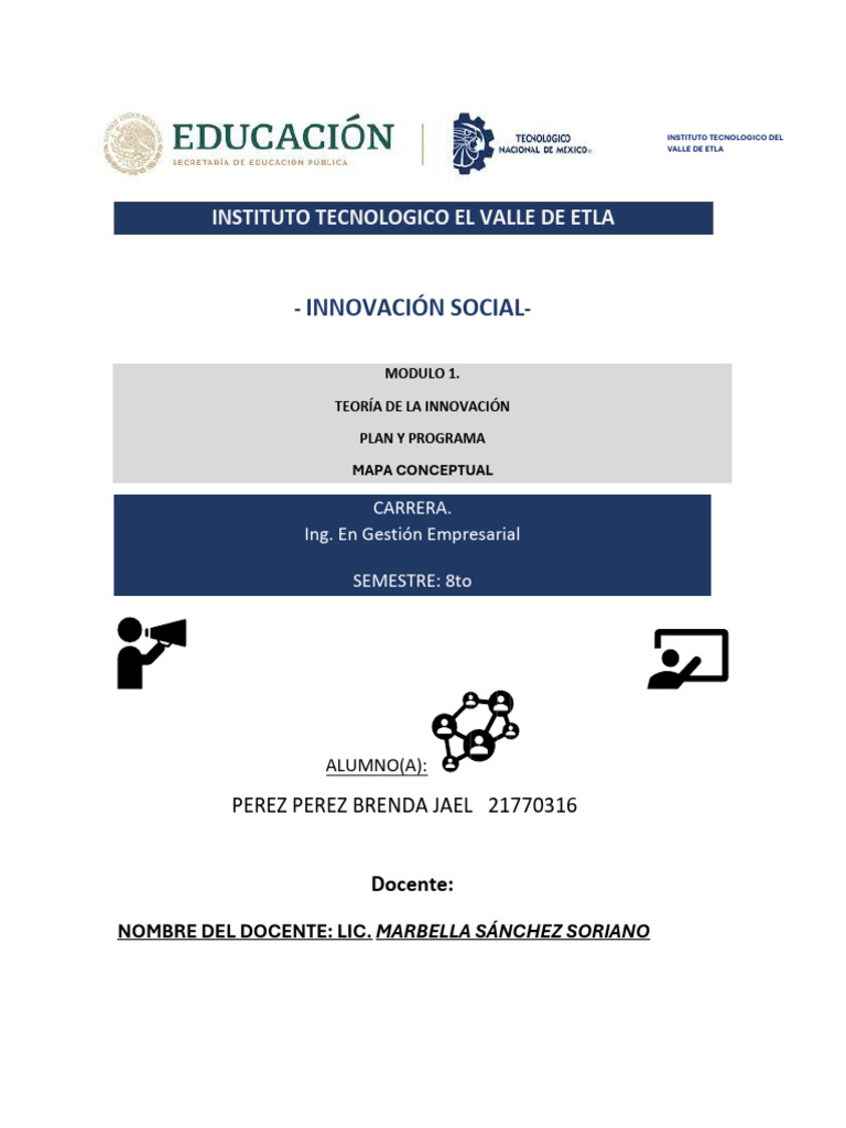 Perez Brenda M1 A1 Mapa Conceptual. | PDF | Innovación | Creatividad