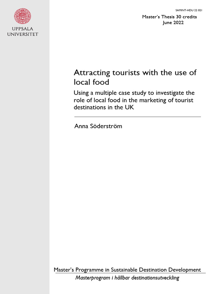 Attracting Tourists With The Use of | PDF | Tourism | Sustainability