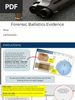 Forensic Ballistics | PDF | Forensic Science | Crime Scene