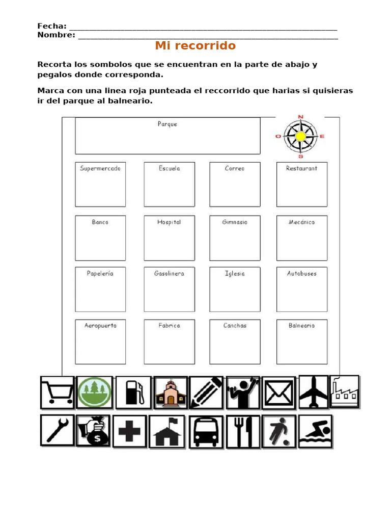 Actividades de Croquis y Orientación | PDF