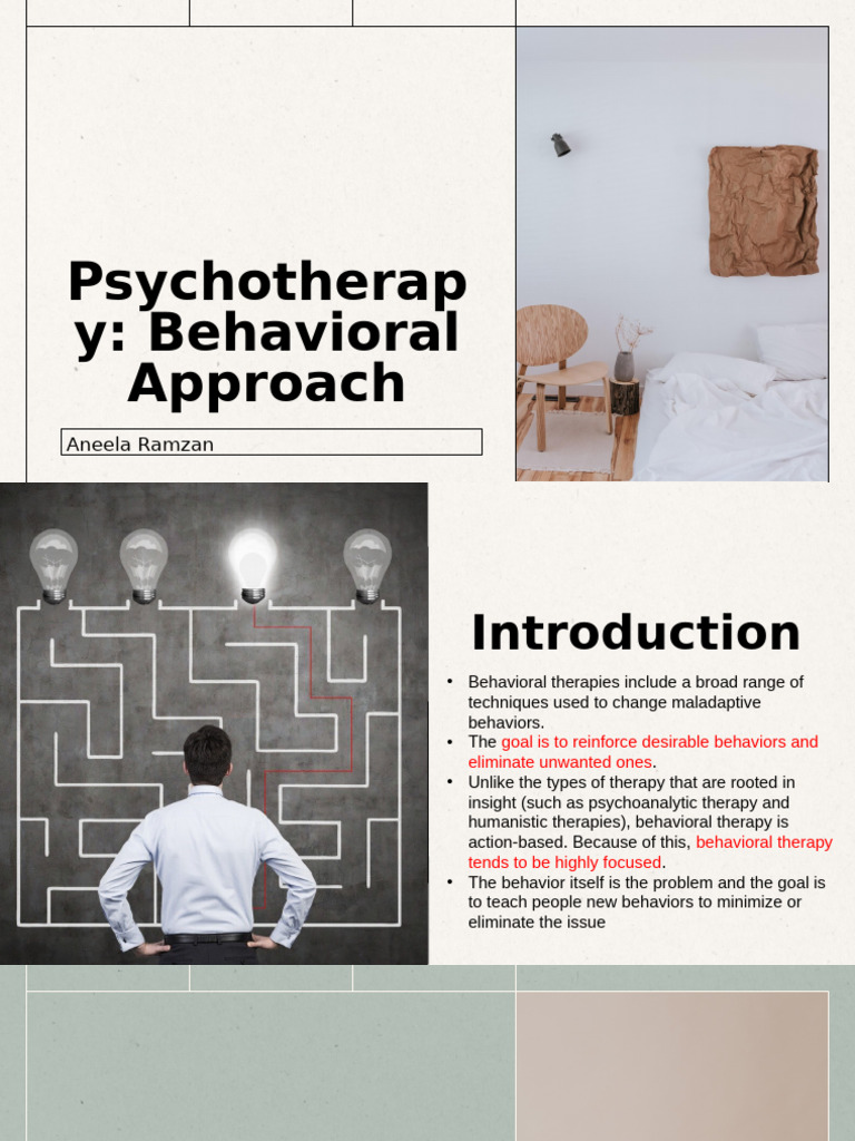 Behavioral Therapy: Reinforcement Techniques | PDF | Behaviour Therapy ...