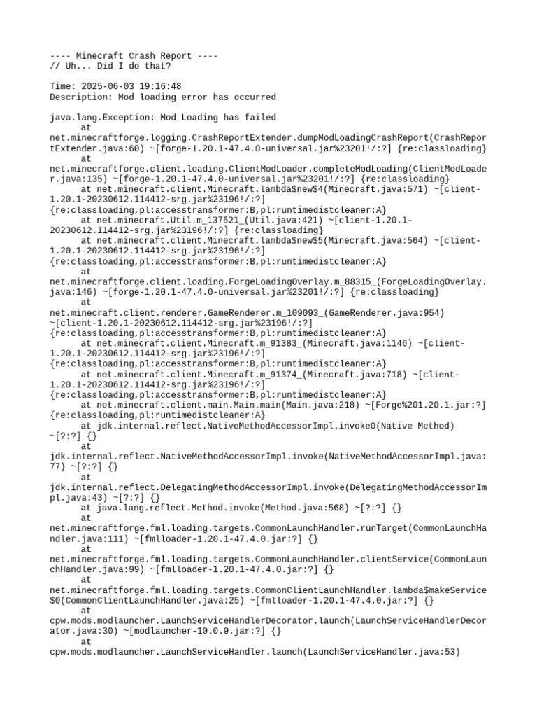 Crash 2025 06 03 - 19.16.48 FML | PDF | Central Processing Unit | Computer Architecture