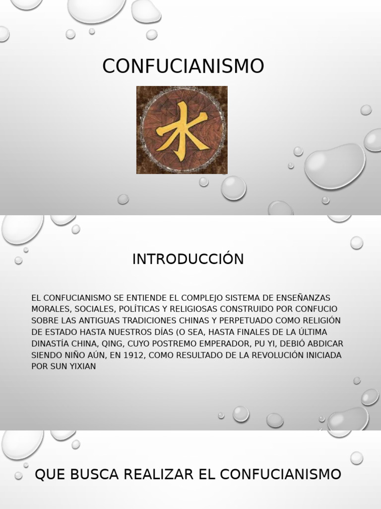 Presentación | PDF | confucionismo | Confucio