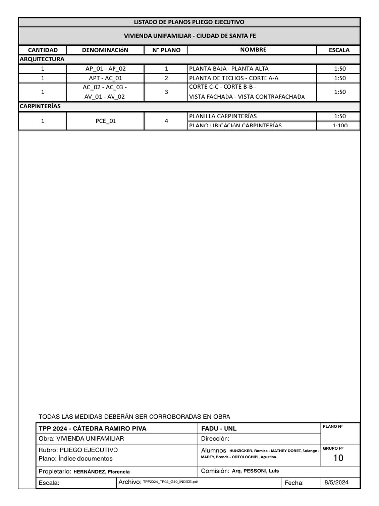 Tpp2024 Tp02 g10 Índice | PDF