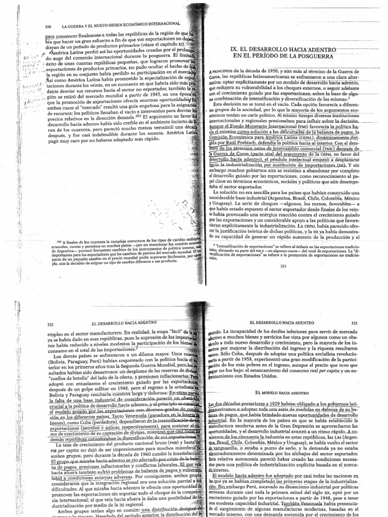 Bulmer Thomas La Historia Economica | PDF