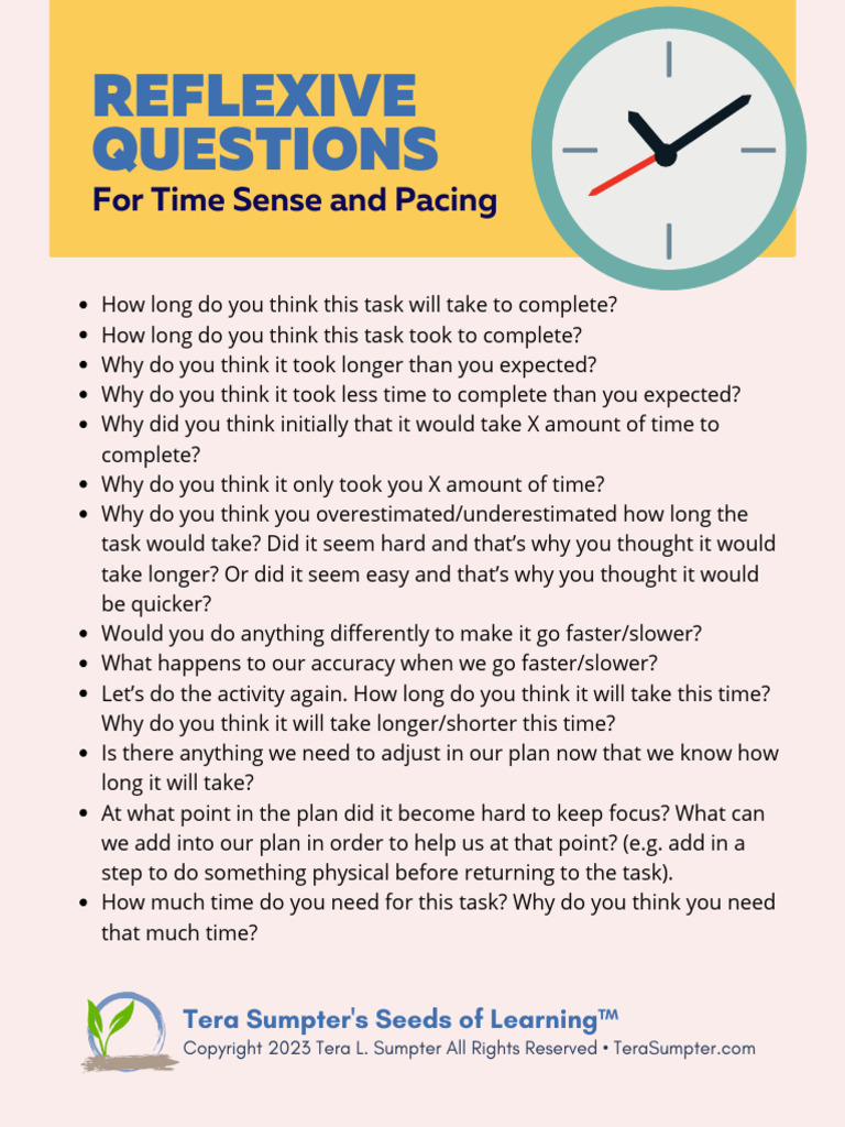 RQ For Time Sense Pacing | PDF