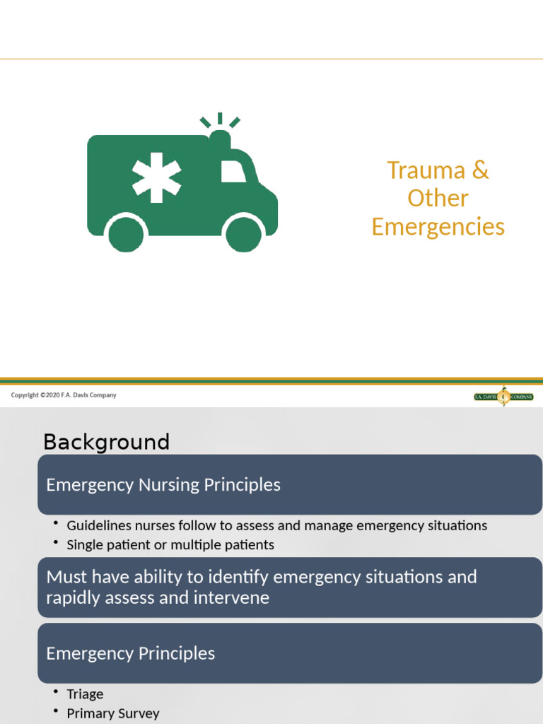 Trauma PPT 2024 With Mass Cas.-Use For Lecture | PDF | Hypothermia ...