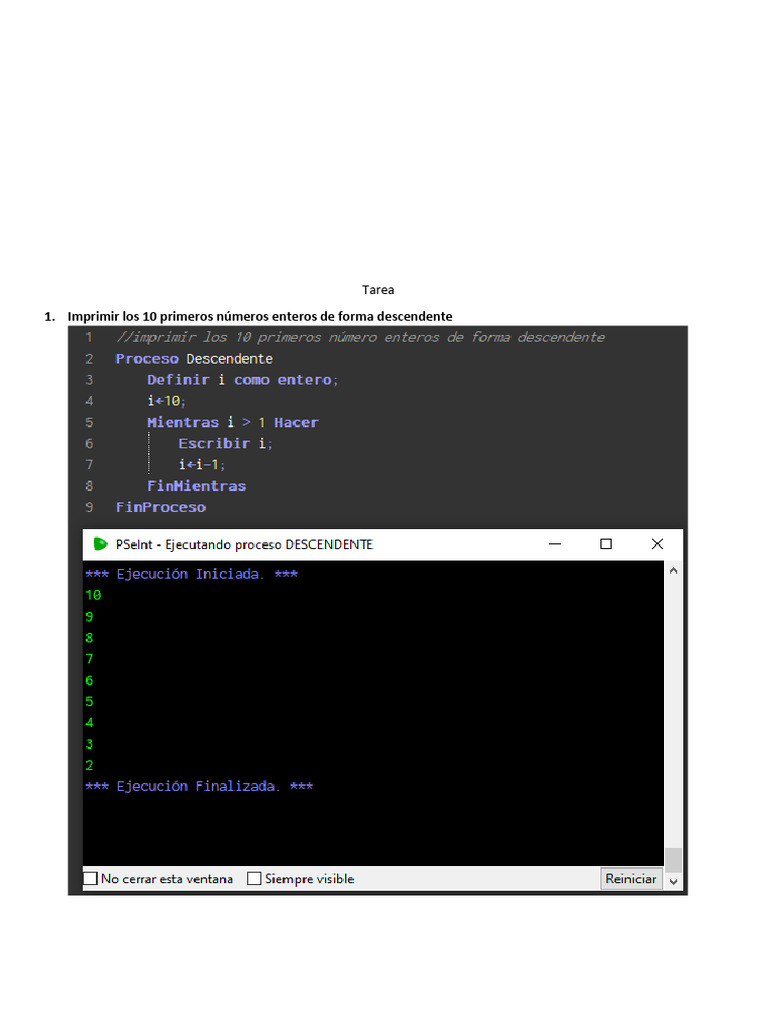 T4 - Algoritmos MIENTRAS | PDF
