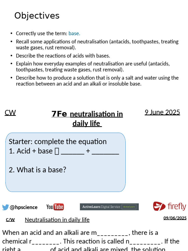7fe Neutralisation in Daily Life | PDF | Chemistry | Chemical Substances