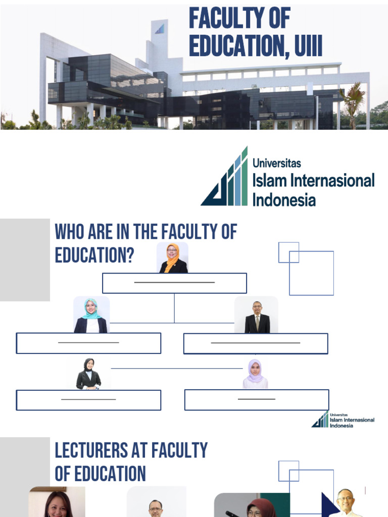 Faculty of Education Overview at UIII | PDF | Doctor Of Philosophy | Thesis