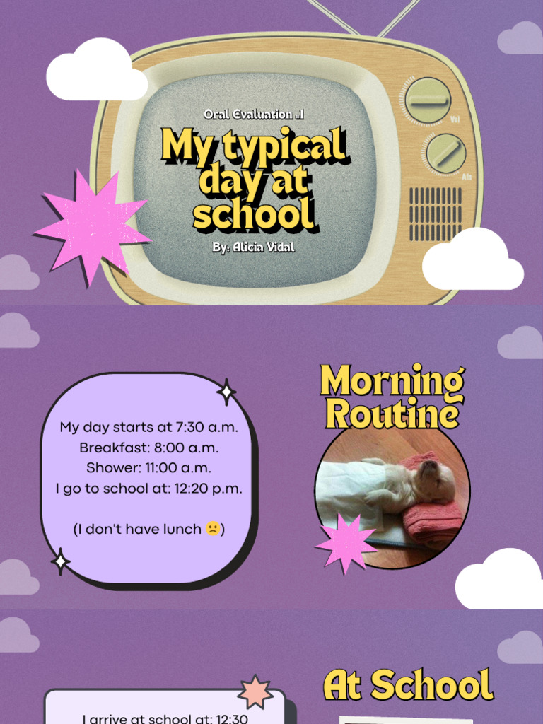 A Typical School Day Routine | PDF