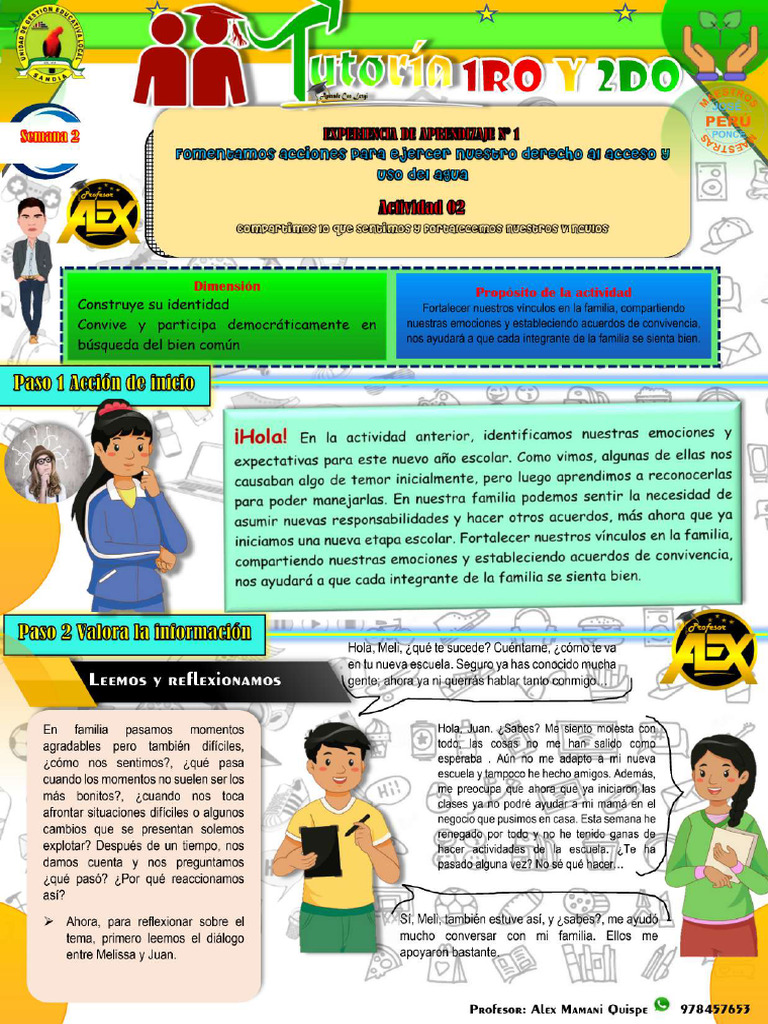 TUTORIA 1° y 2° - EDA 1 - Actv.2 | PDF