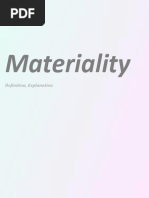 ISA 320 Materiality Complete Concepts | PDF | Audit | Economies