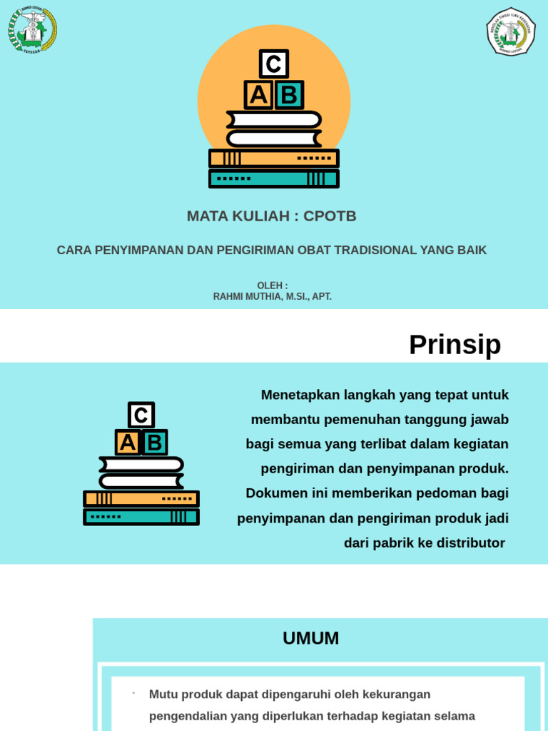 BAB 9 Cara Penyimpanan Dan Pengiriman OT Yang Baik | PDF