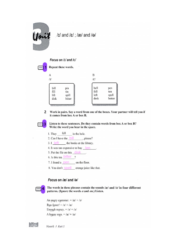Pronunciation Plus Unit 3 Asynchronous Pdf