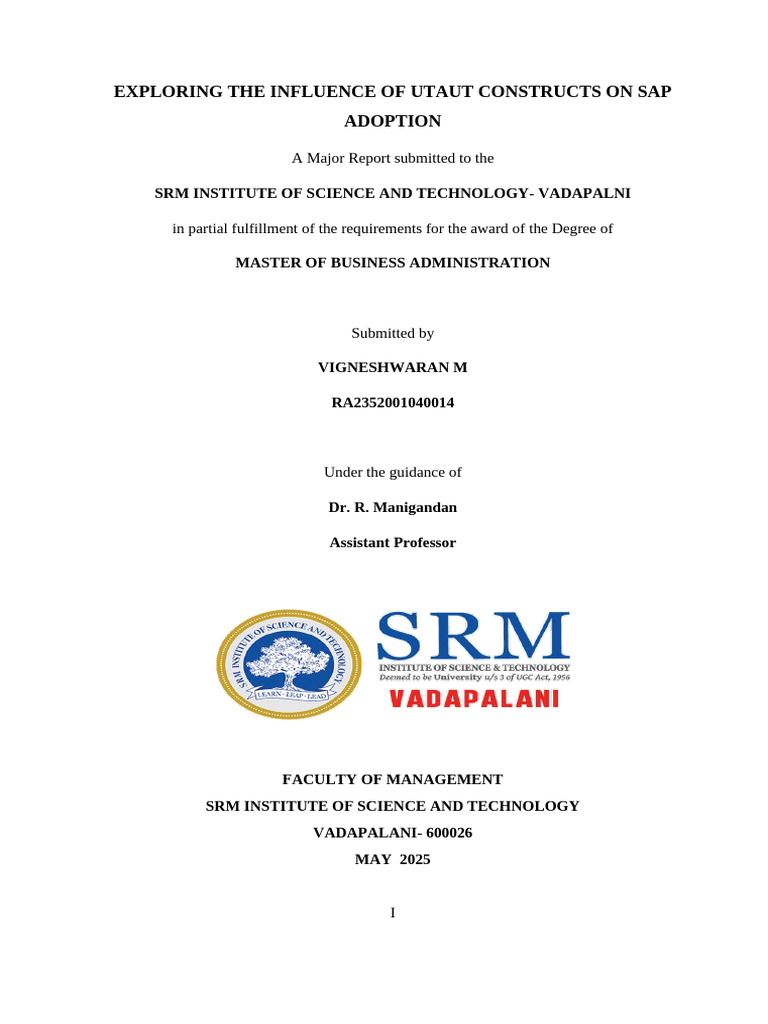 Main Project Front Pages | PDF | Qualifications | Educational Stages