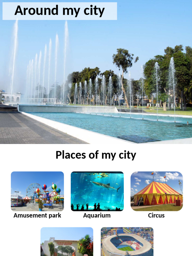 Ingles3P U8 Vocabulary Places of My City | PDF