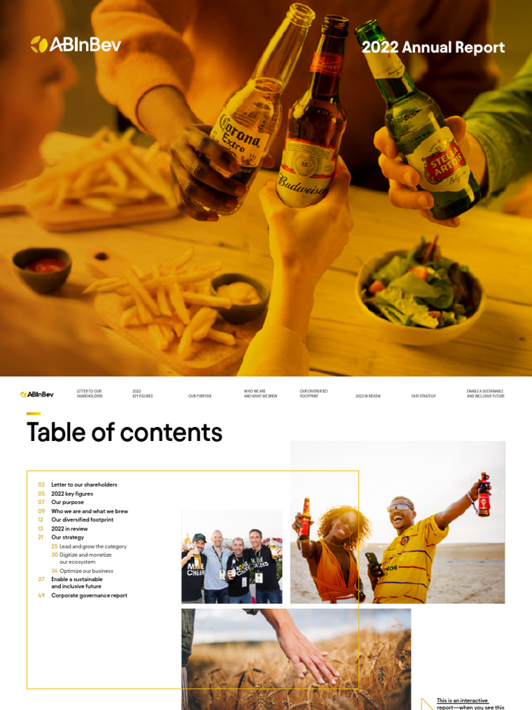 AB InBev - 2022 Annual Report - FINAL | PDF | Sustainability | Brand
