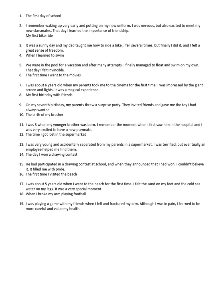 Ten Moments The Most Important | PDF