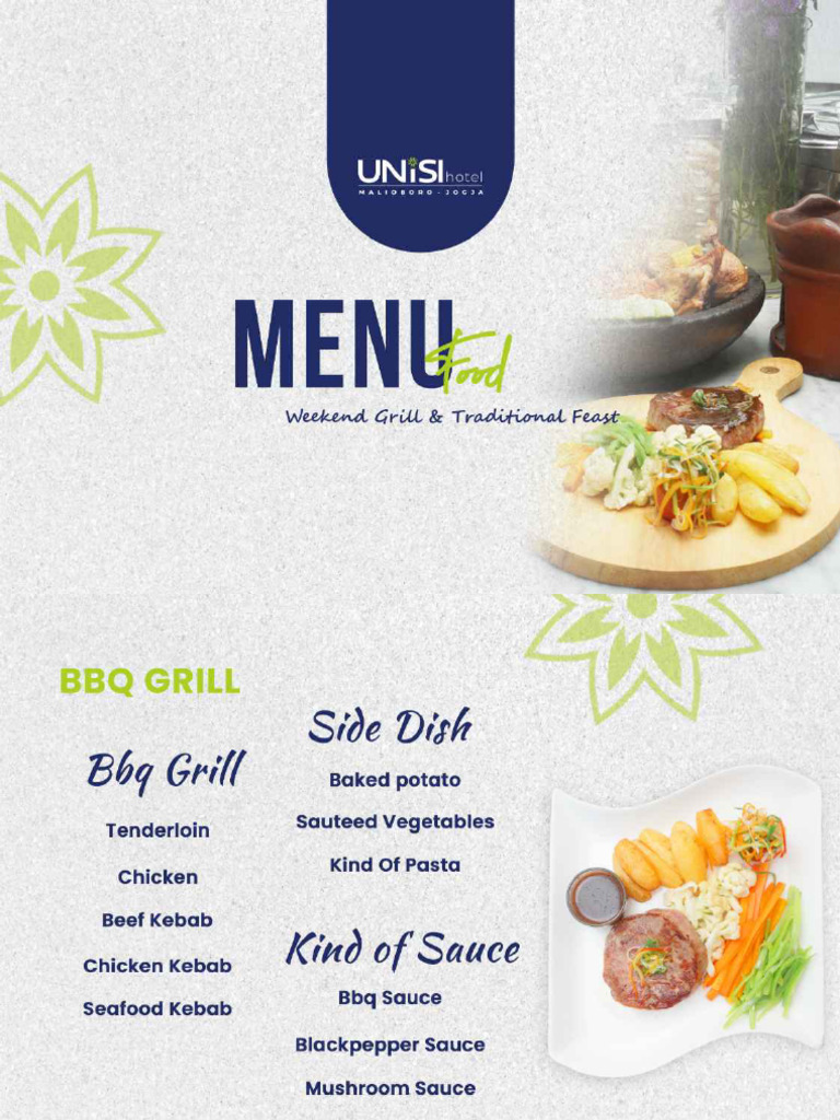 Menu Grill All You Can Eat Buffet | PDF