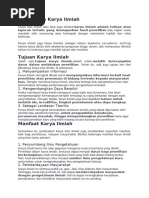 Contoh Karya Ilmiah Bentuk Essay | PDF