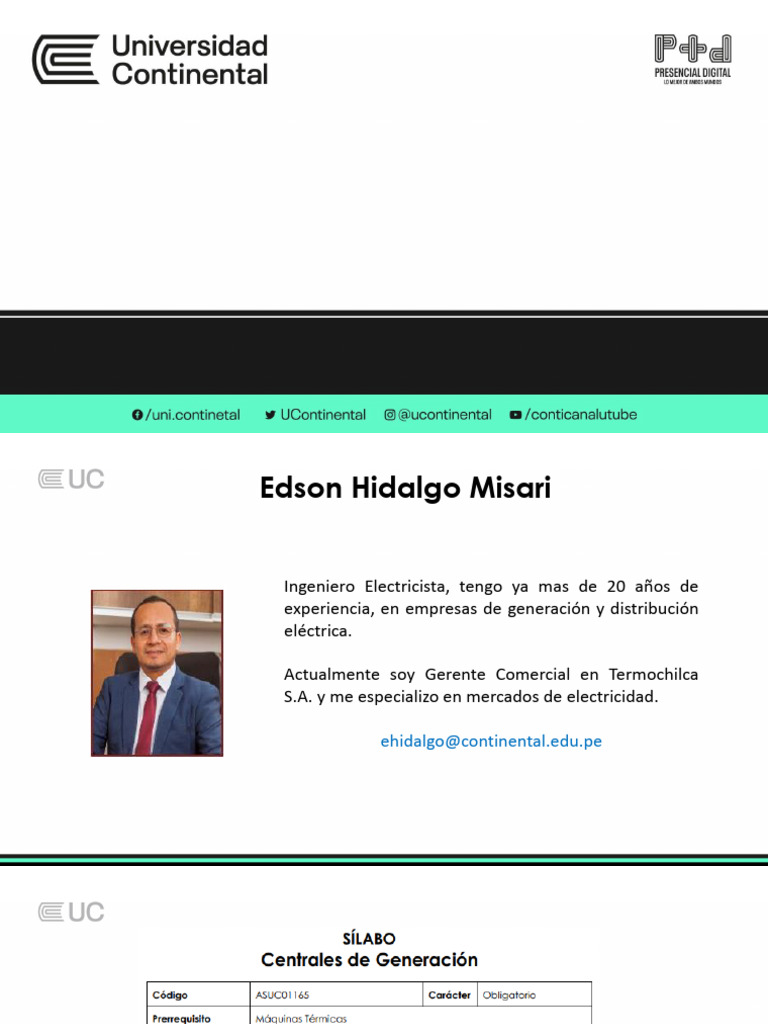 Clasificación y Funcionamiento de Centrales Eléctricas | PDF ...