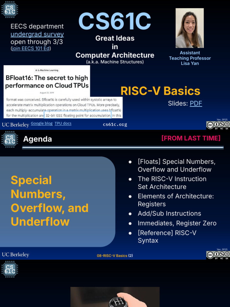 RISC-V Basics for CS61C Students | PDF | Assembly Language | Central ...