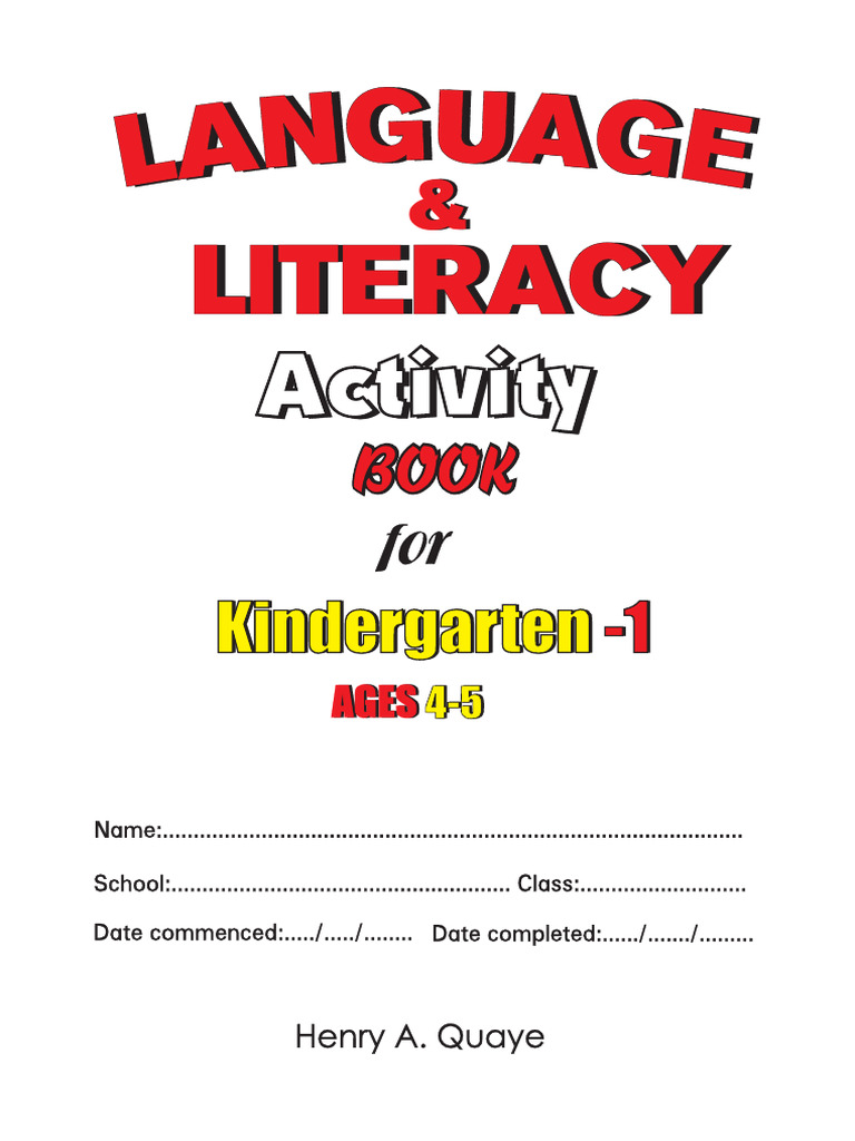 Lang Activity KG1 - Extracts | PDF | Plural | Reading Comprehension