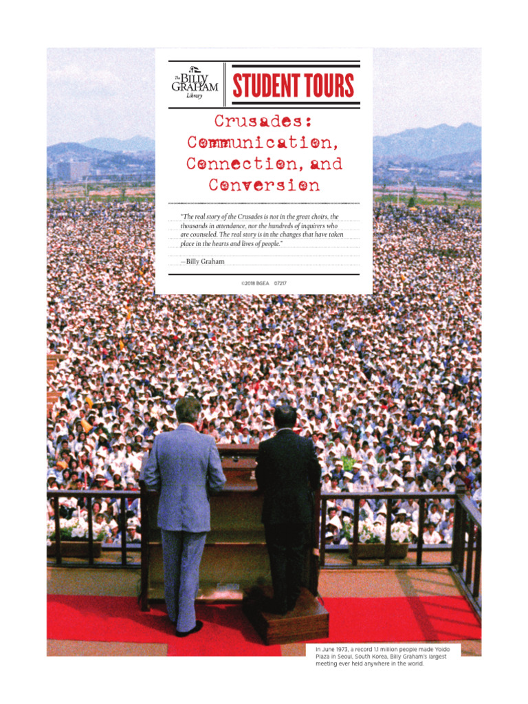 Crusades Middle-School REV | PDF | Billy Graham | Jesus